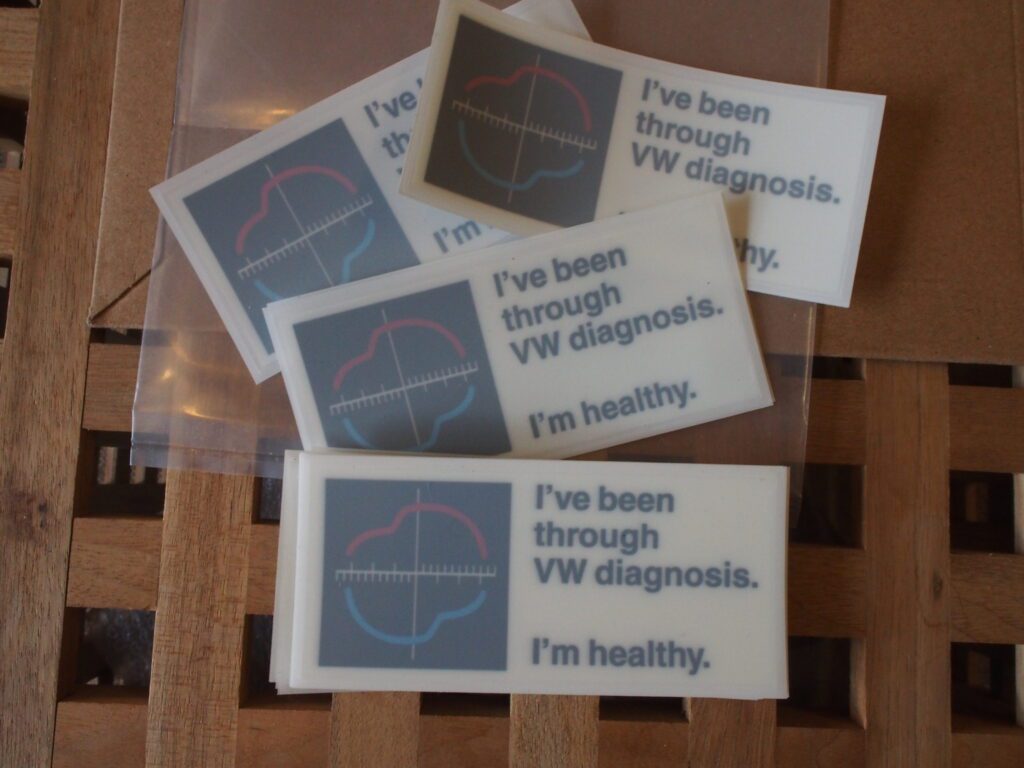 VW-Diagnosis window sticker | Beetleness Art