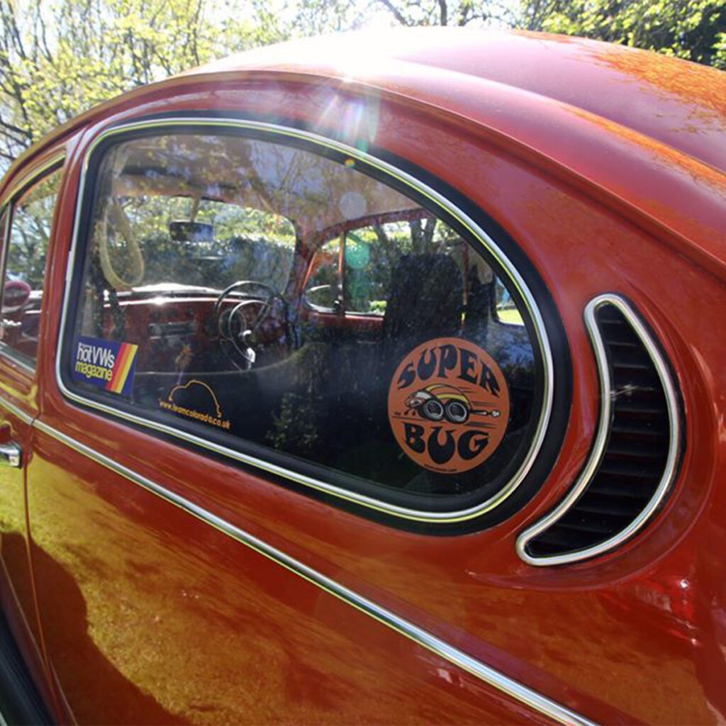 Super Bug window sticker - 8cm | Beetleness Art-2025